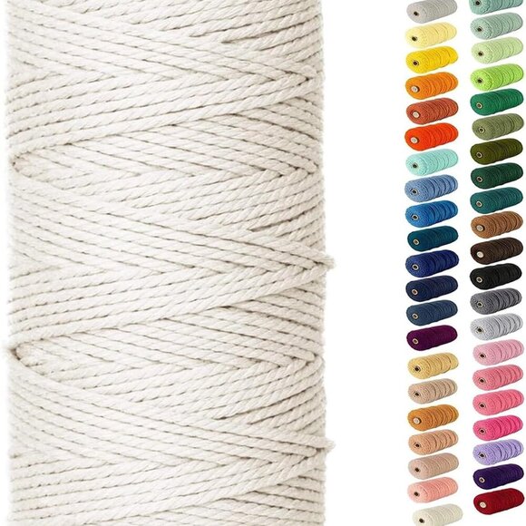 Other | Natural Macrame Cord Colored Macrame Cord 2mm3mm4mm5mm6mm ...